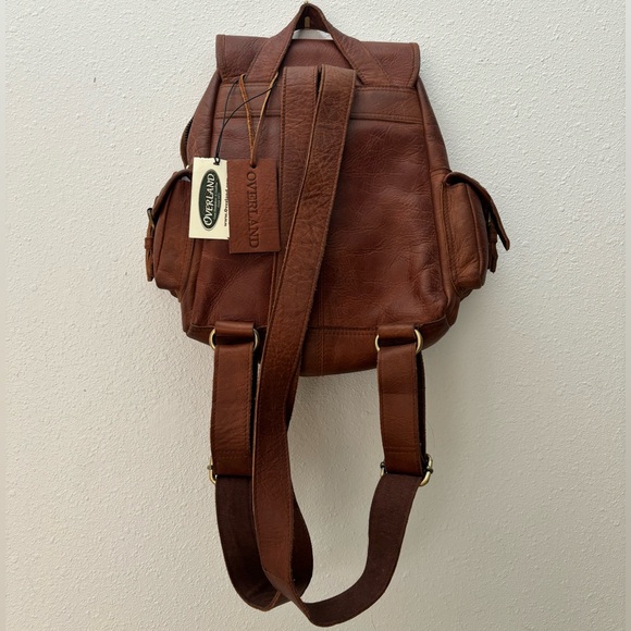Overland | Bags | Overland Salem Brown Leather Small Mini Backpack In ...